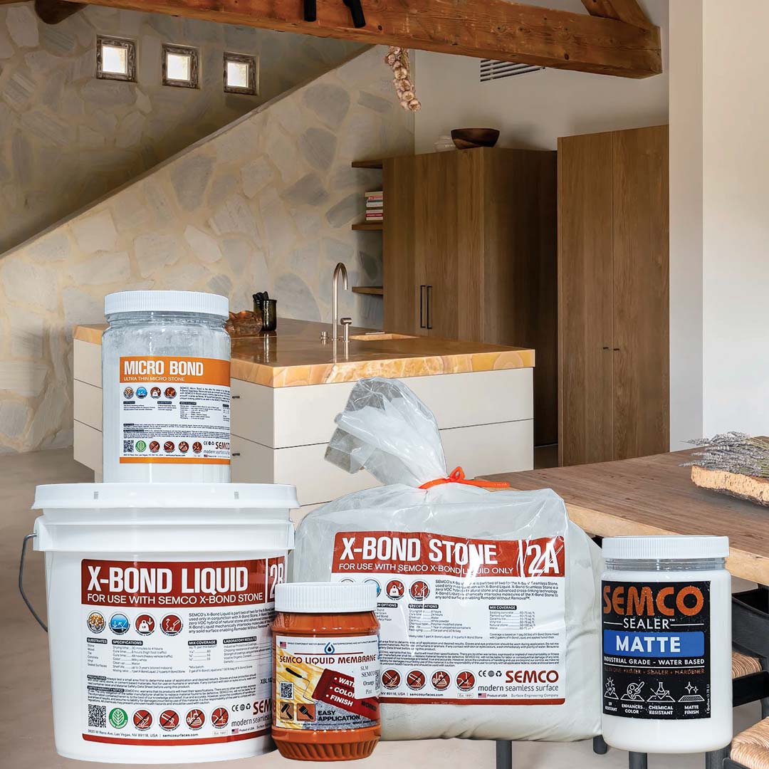 X-Bond Microcement Kit Matte Clear – SEMCO Spaces